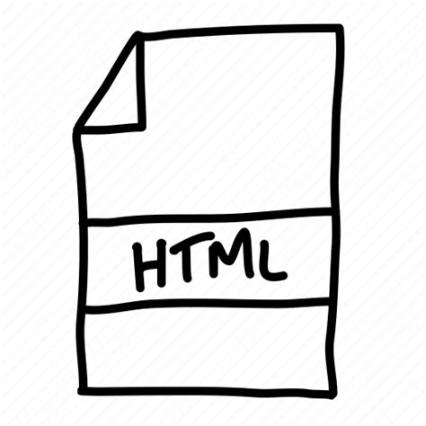 Html File Extension File Format File Type Document Icon Download