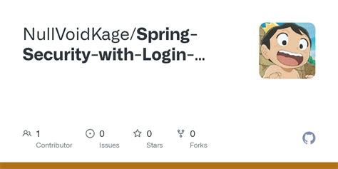 Github Nullvoidkagespring Security With Login Example Spring Boot