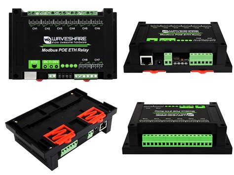 Modbus Poe Eth Relay Ch Ethernet Relay Module Supports Sending Modbus Rtu Modbus Tcp Protocol