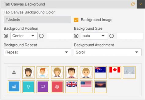 Tab Content Background Aiv