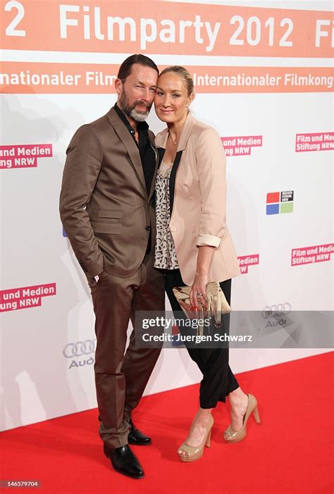 Actress Janine Kunze And Her Husband Dirk Budach Pose During A Photo