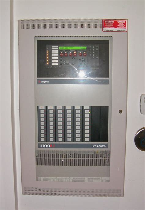 Simplex 4100u Fire Alarm Control Panel Picture Taken In Ot… Flickr