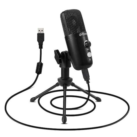 Lukyamzn Usb Microphone Computer Cardioid Condenser Pc Microphone With
