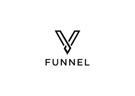 Premium Vector Funnel Logo Design Vector Illustration