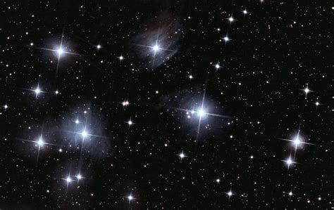Pleiades Star Cluster Messier 45 Constellation Guide