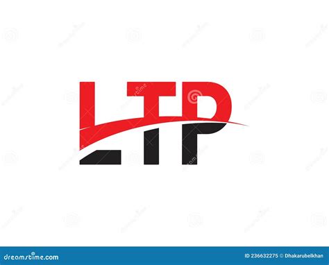 Ltp Letter Initial Logo Design Stock Vector Illustration Of Ligh