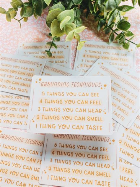 Grounding Technique Sticker Stickers For Journals Stickers For