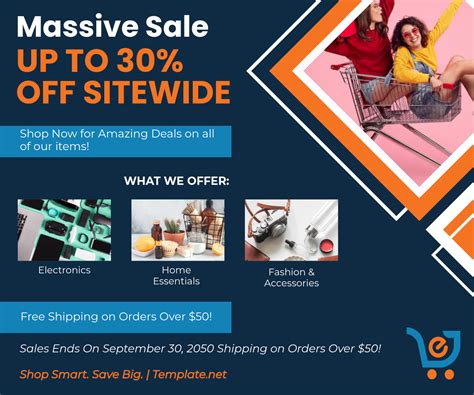 Free E Commerce Ad Banner Template To Edit Online