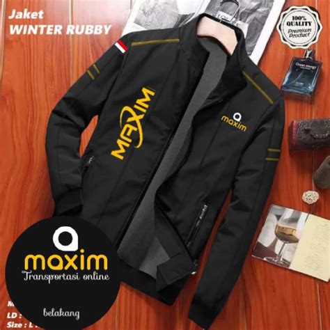 Jaket Driver Maxim Sablon Jaket Maxim Transportasi Online Jaket