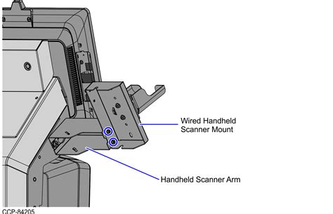 Removing The Handheld Scanner Mount