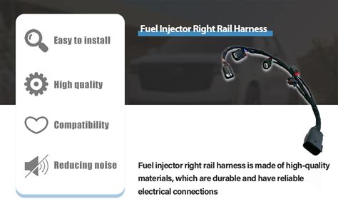 Har001r Fuel Injector Right Rail Harness Fit For Cadillac