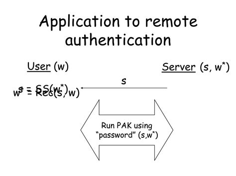 Ppt Secure Remote Authentication Using Biometrics Powerpoint