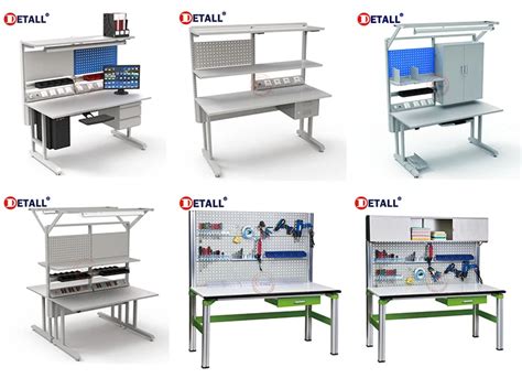 Detall Lab Work Bench With Electronic Socket For 2 Person