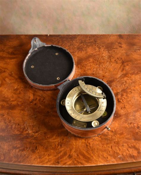 Decorative Compass In A Leather Case T For Astronomer Scientist Boss