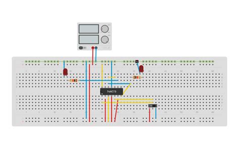 Circuit Design 2 Bit Binary Counter Jk Flip Flop Tinkercad