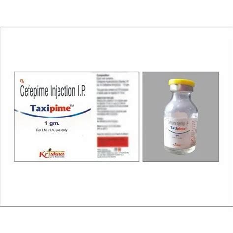Krishna Lifesciences Cefepime 1g Injection 1 Gm At Rs 265 Piece In Vadodara