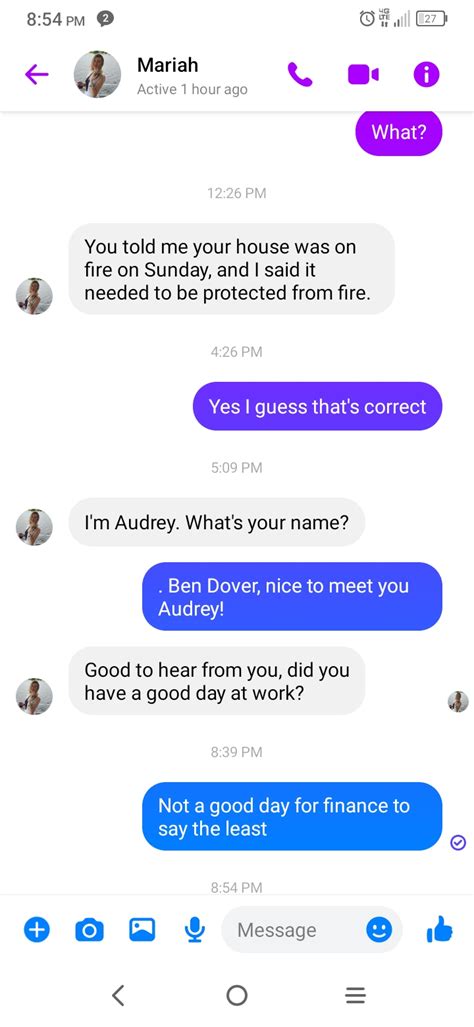 God Ole Ben Dover Got One On The Hook Any Suggestions R Scambait