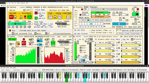 Simple Midi Sequencer Sms V027 With Audio Capability Cross