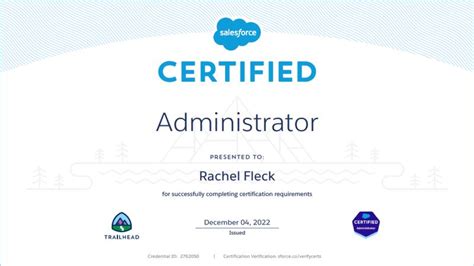 Rachel Fleck On Linkedin Salesforcecertified Salesforceadministrator