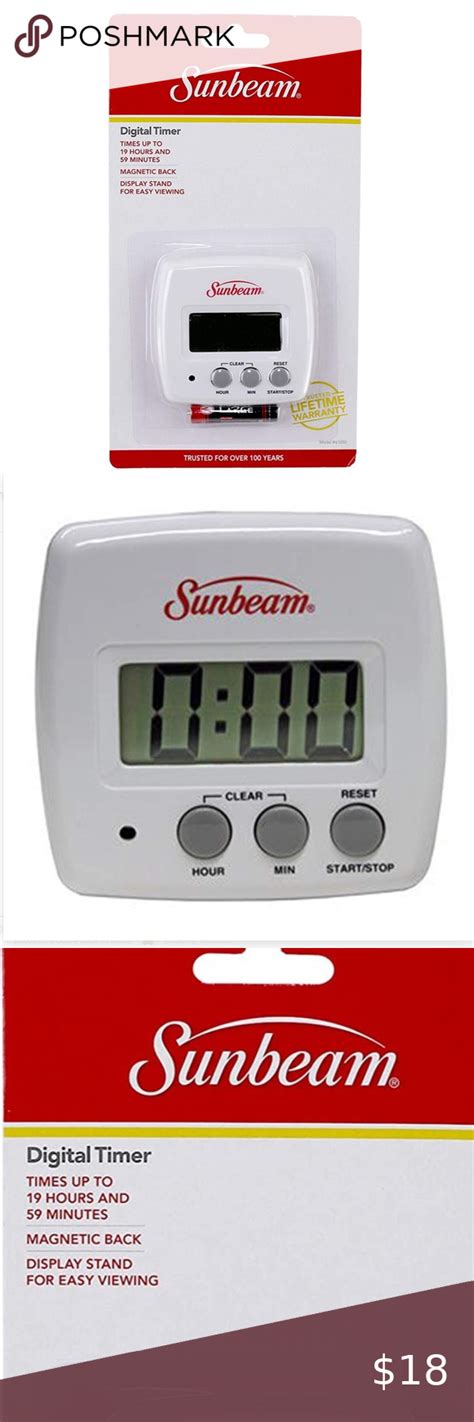 Sunbeam Digital Timer Convenient And Stylish