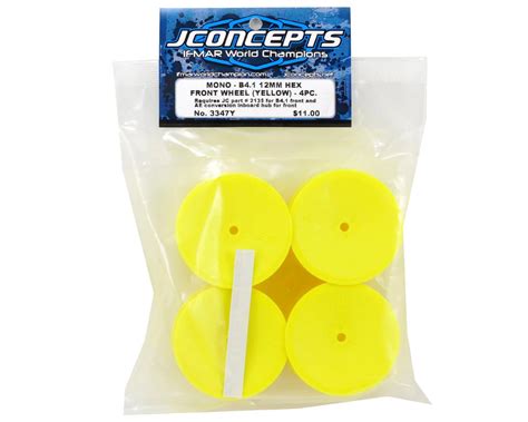 Jconcepts Mono 22 Front Wheels Yellow 4 B7b6b5rb6 W12mm Hex