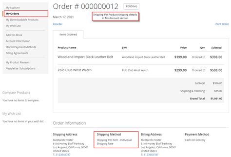 Magento 2 Shipping Per Product Product Wise Shipping Rate