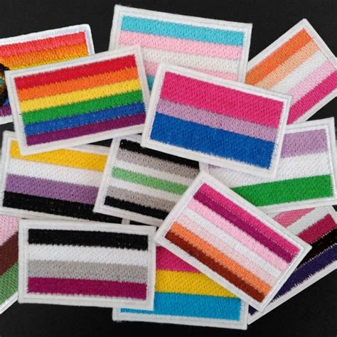 Polyamory Pride Flag Embroidered Patch Etsy