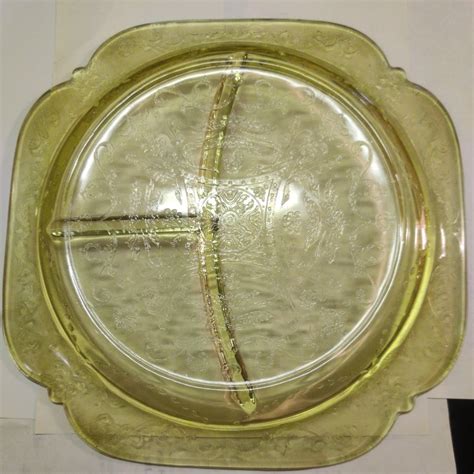 Glass Divided Dinner Plates