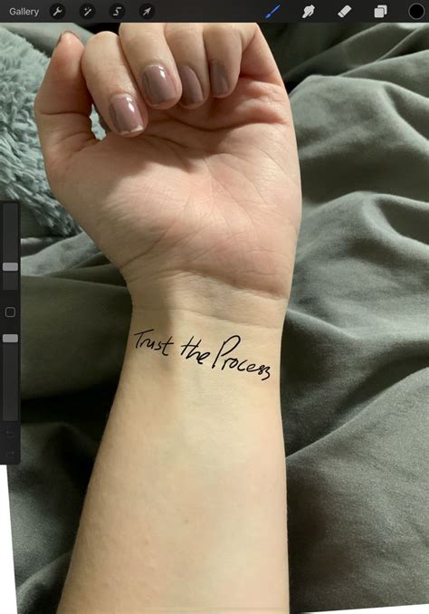 Sketch Of Trust The Process Tattoo Tattoed Heart Tattoo Quotes Tattoos