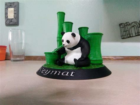 Free Stl File Panda Bear Pen Holder 🐼 ・model To Download And 3d Print・cults