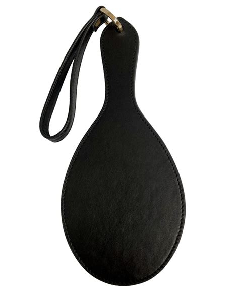 Black Leather Spanking Paddle Sian Hoffmans The Model Traitor