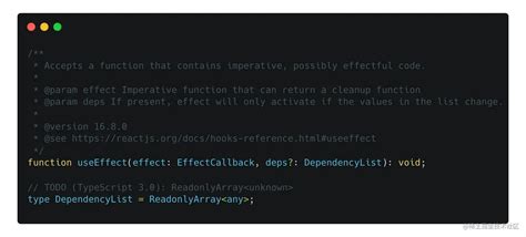 React Useeffect 两个参数你用对了吗阅读本文你将了解到 Useeffect的构成 Useeffect第一个 掘金