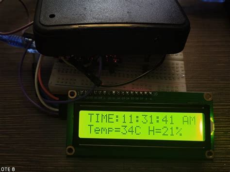 Arduino Clock Without Rtc With Temperature And Humidity
