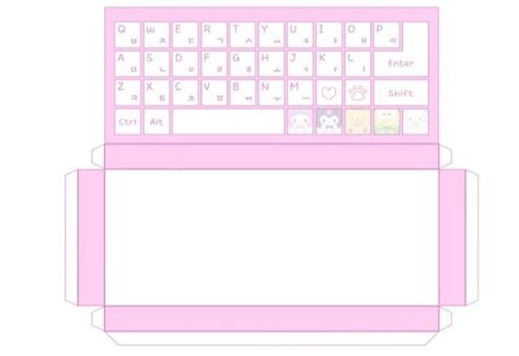 keyboard ⌨️ paper toys template easy paper crafts diy printable
