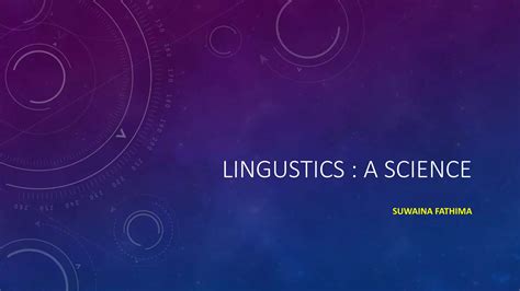 Lingustics And Its Definition Ppt