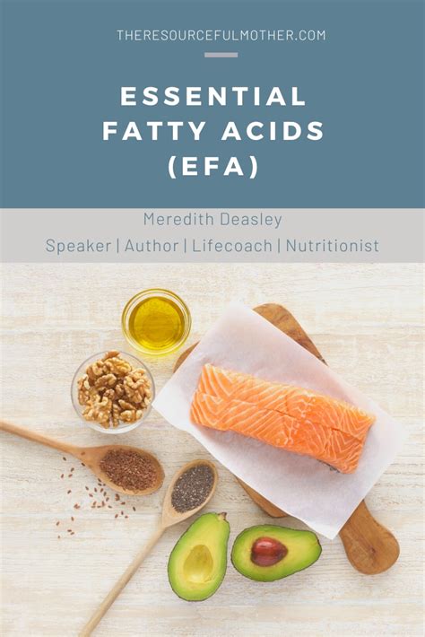 Essential Fatty Acids (EFA) - The Resourceful Mother