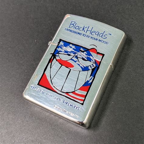 Zippo1996年block Heads新品未使用 Zippo Land G