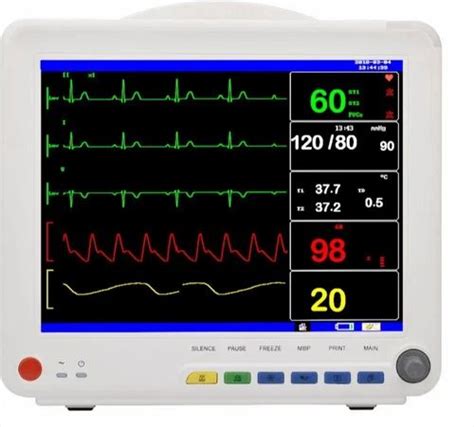 Ecg Multiparameter Patient Monitoring System Display Size 8 4 Inch
