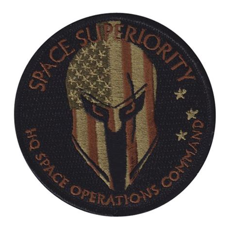 Hq Spoc Space Superiority Patch Headquarters Space Operations Command