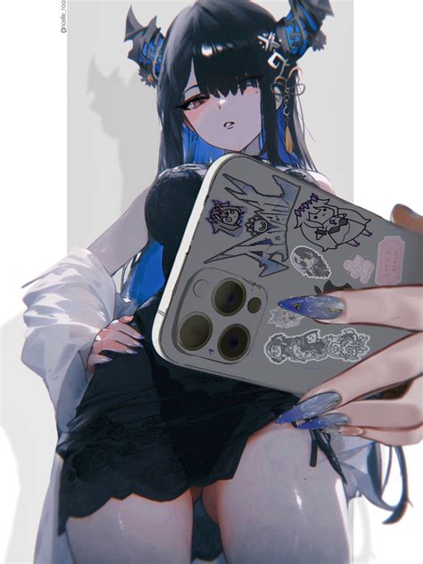 Itowaharu Nerissa Ravencroft Hololive Hololive English Absurdres