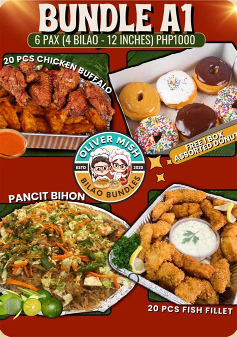 Olivermish Bilao Bundle Added Olivermish Bilao Bundle