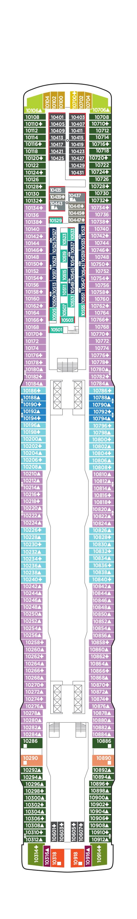 Norwegian Bliss Deck Plans Cruiseind