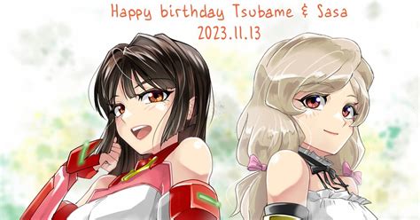スクスト 美山椿芽 桃川紗々 誕生日 じゅうたローのイラスト Pixiv