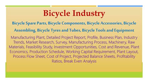 Bicycle Industry Bicycle Spare Parts Bicycle Components Bicycle