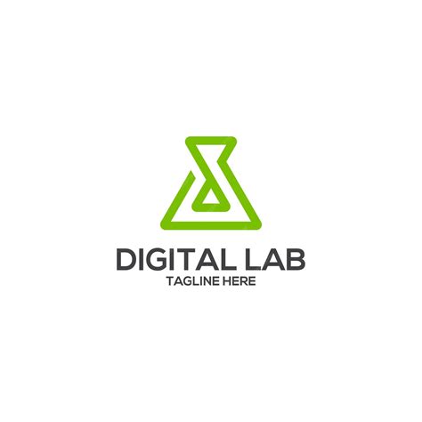 Premium Vector Digital Lab Logo Template Chemical Flask Vector