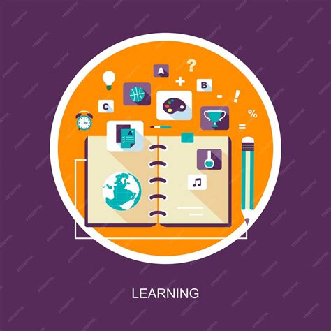 Premium Vector Learning Concept Illustration In Flat Design Style