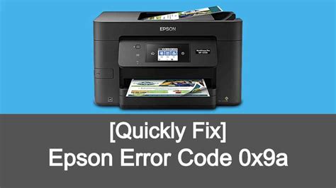 How To Fix Epson Error Code 0x9a Error Code Coding Error