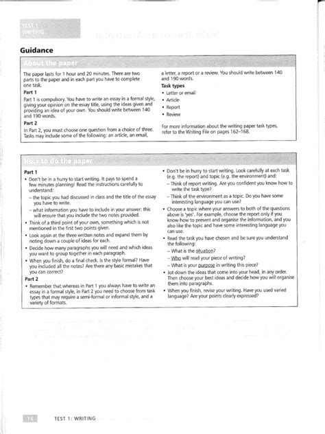 Fce Writing Questions Pdf