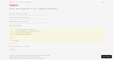 RSA Public Key Generation Forked Codesandbox