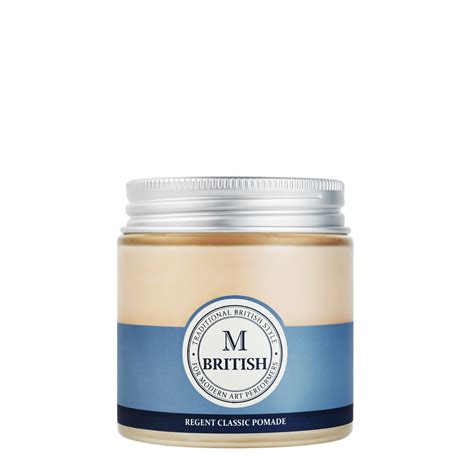 브리티시엠 브리티시엠 리젠트 클래식 포마드 100g Regent Classic Pomade 헤어 왁스 미용실 강력 짧은머리